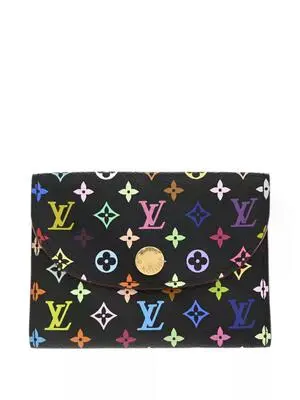 LOUIS VUITTON Monogram Multicolor Enveloppe Cartes De Visite Cardholder - Black
