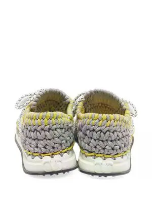 Valentino Garavani Woven-design Low-top Sneakers