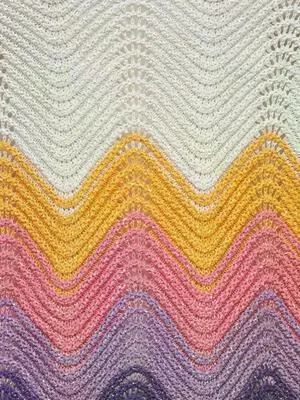 Sandro Crochet Wave-pattern Tank Top