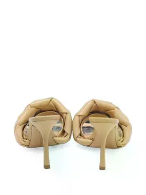 Bottega Veneta Lido Woven Heeled Sandals