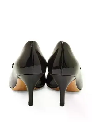FERRAGAMO Vara Bow Peep-toe Pumps