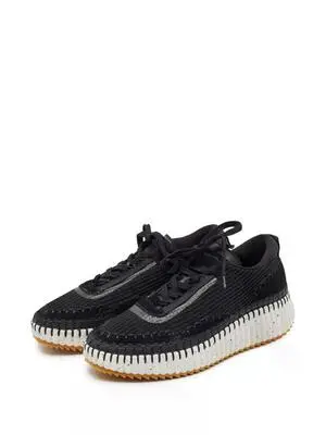 Chloé Nama Knit Sneakers - Black