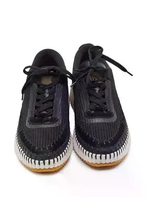 Chloé Nama Knit Sneakers - Black