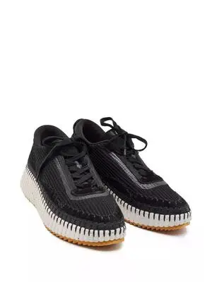 Chloé Nama Knit Sneakers - Black