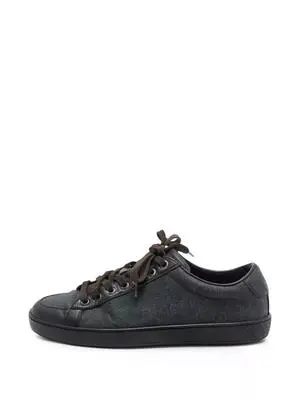 Gucci Brooklyn Gg Supreme Lace-up Sneakers - Black