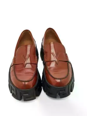 Versace Greca Platform Loafers