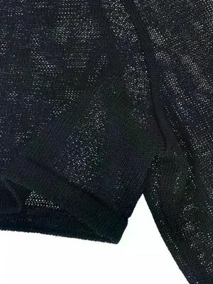 Fendi Logo-intarsia Knit T-shirt