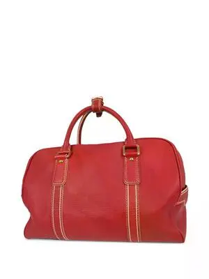 LOUIS VUITTON 2006 Tobago Carryall Tote Bag - Red