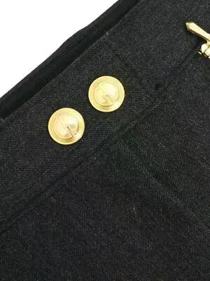 Gucci Logo-button Zip-pocket Trousers