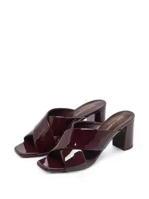 Saint Laurent Loulou Criss-cross Sandals - Red
