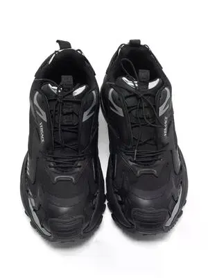 Versace Trigreca Lace-up Sneakers - Black