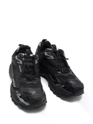Versace Trigreca Lace-up Sneakers - Black