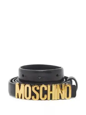 Moschino Logo-plaque Belt