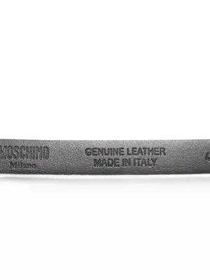 Moschino Logo-plaque Belt