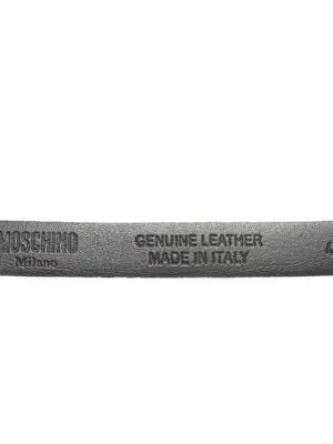 Moschino Logo-plaque Belt