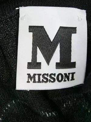 Missoni Patterned-knit Flared Top - Black