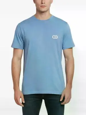 Dior Cd Embroidered T-shirt - Blue