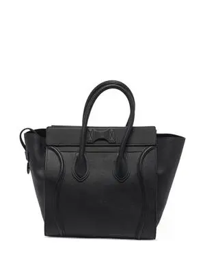 CELINE 2015 Mini Luggage Leather Tote Bag