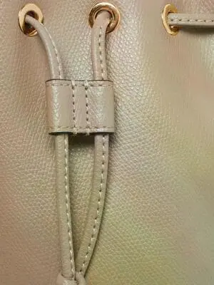 Fendi 2021 Mini Mon Tresor Leather Bucket Bag