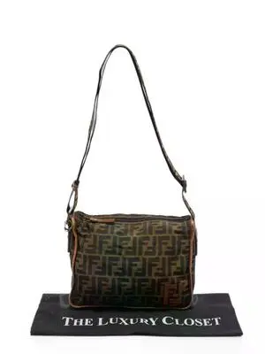 Fendi 2010 Zucca Messenger Bag - Brown