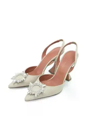 Amina Muaddi Begum Crystal-embellished Pumps