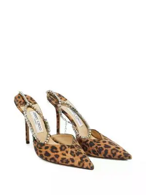 JIMMY CHOO Bing Leopard-print Pumps