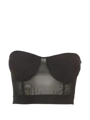 Elisabetta Franchi Mesh Bustier Top