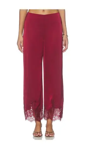 LOVERS AND FRIENDS Nash Pant In Burgundy