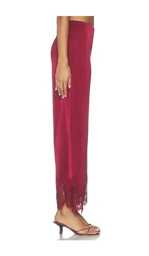 LOVERS AND FRIENDS Nash Pant In Burgundy