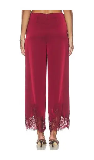 LOVERS AND FRIENDS Nash Pant In Burgundy