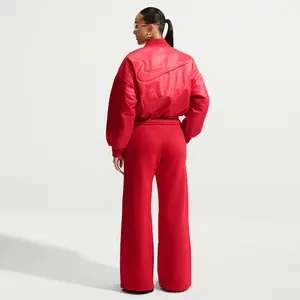 Nike Studio Fleece Medium Weight Mid-rise Wide-leg Pants
