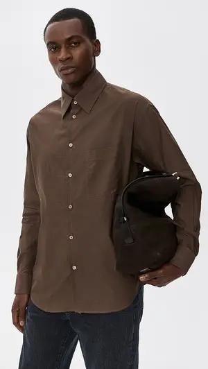 LEMAIRE Regular Shirt - Truffle