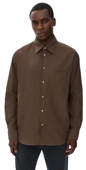 LEMAIRE Regular Shirt - Truffle
