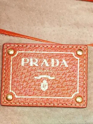 Prada Contrast-trim Tote Bag