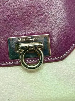 FERRAGAMO Gancini Trifold Leather Wallet