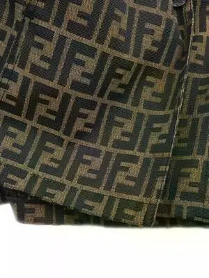 Fendi Zucca Double-breasted Coat