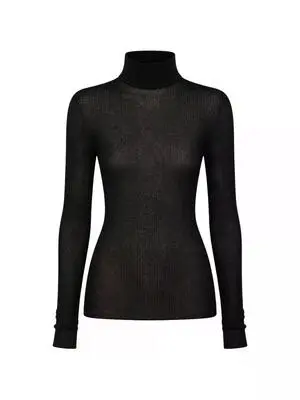 Liviana Conti Ribbed-knit Roll-neck Sweater - Black
