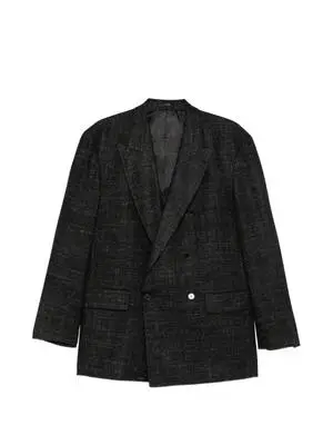 Karl Lagerfeld Soul Double-breasted Blazer - Black