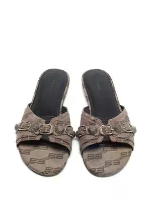 Balenciaga Neo Cagole Sandals - Brown