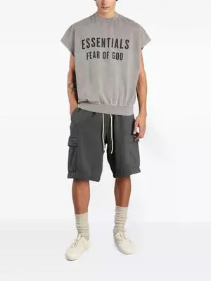 Fear Of God Essentials Logo-print Vest - Grey