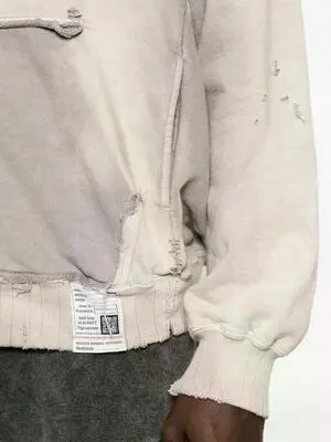 Mihara Yasuhiro Distressed Sun-faded Hoodie