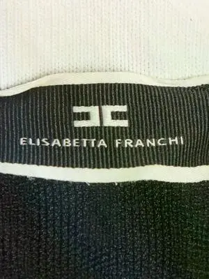 Elisabetta Franchi Monogram Jacquard Tube Top