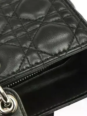 Dior Lady Cannage 2way Tote Bag - Black
