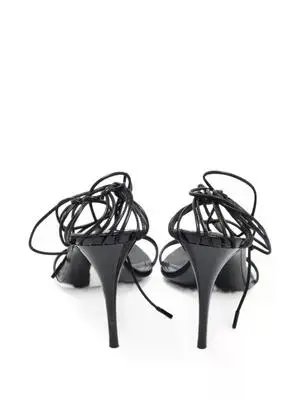 Saint Laurent Lexi Ankle Strap Sandals