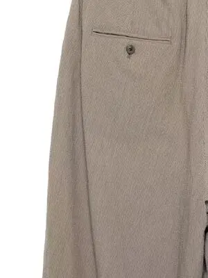 CALMLENCE Stripe-print Drawstring Trousers
