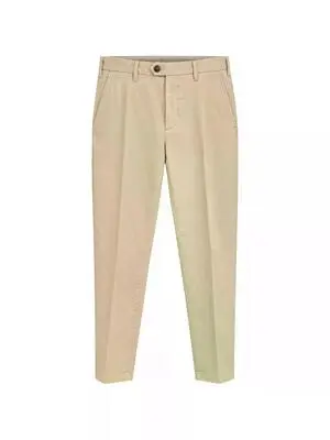 Canali Slim-fit Tailored Trousers - Neutrals
