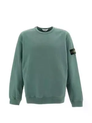 Stone Island Logo-patch Sweater - Green