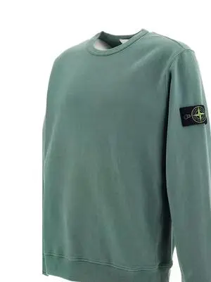 Stone Island Logo-patch Sweater - Green