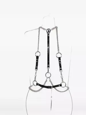 VIVIENNE WESTWOOD Medallion Chain Harness - Black