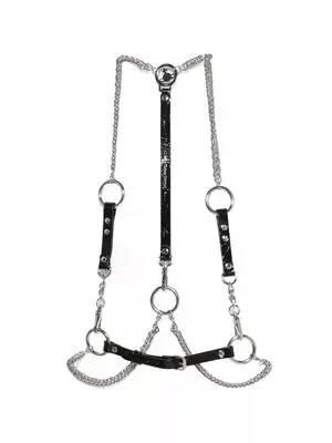 VIVIENNE WESTWOOD Medallion Chain Harness - Black